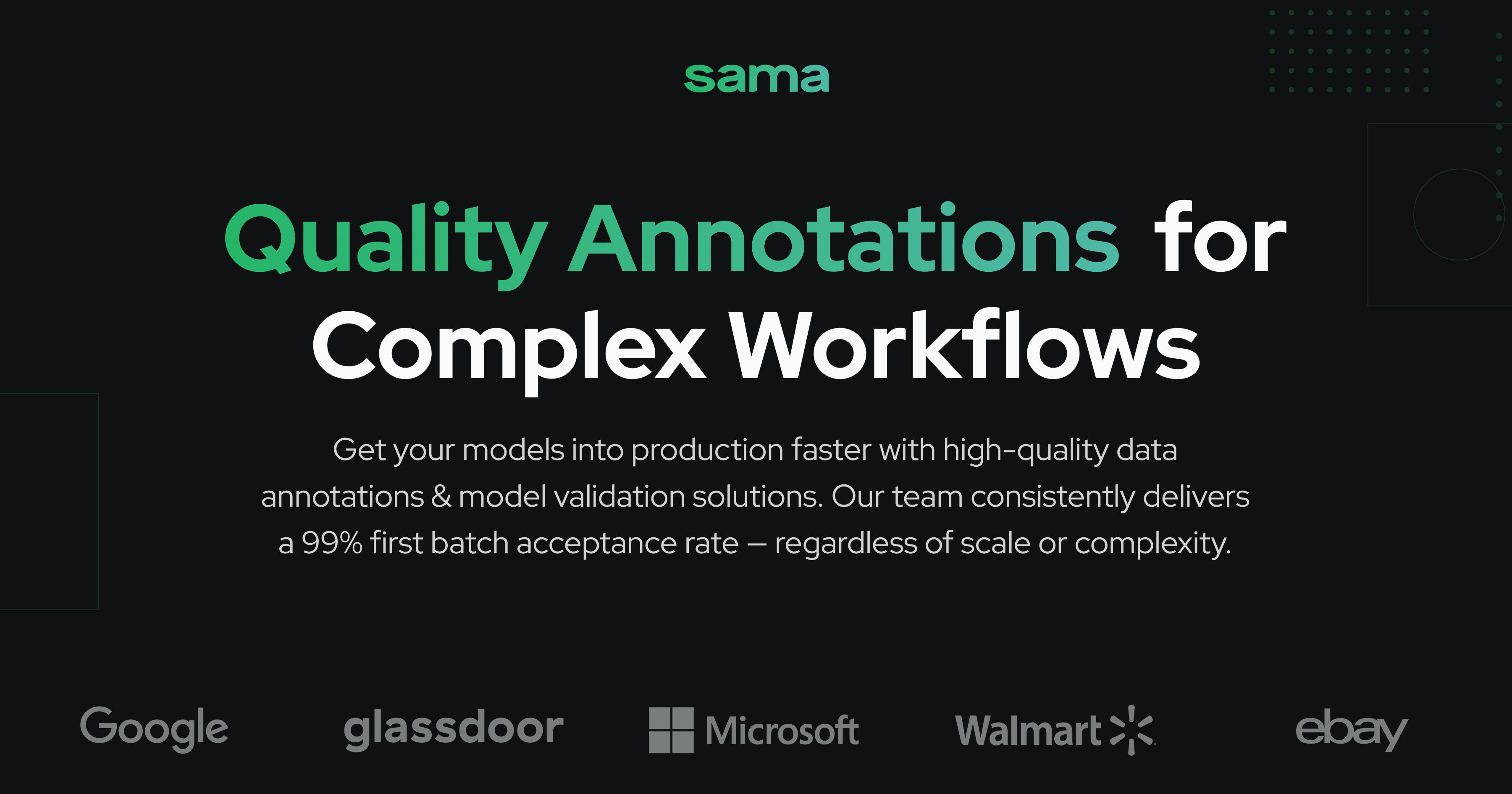 Data Annotation and Validation Platform | Sama Data Annotation and Validation Platform | Sama